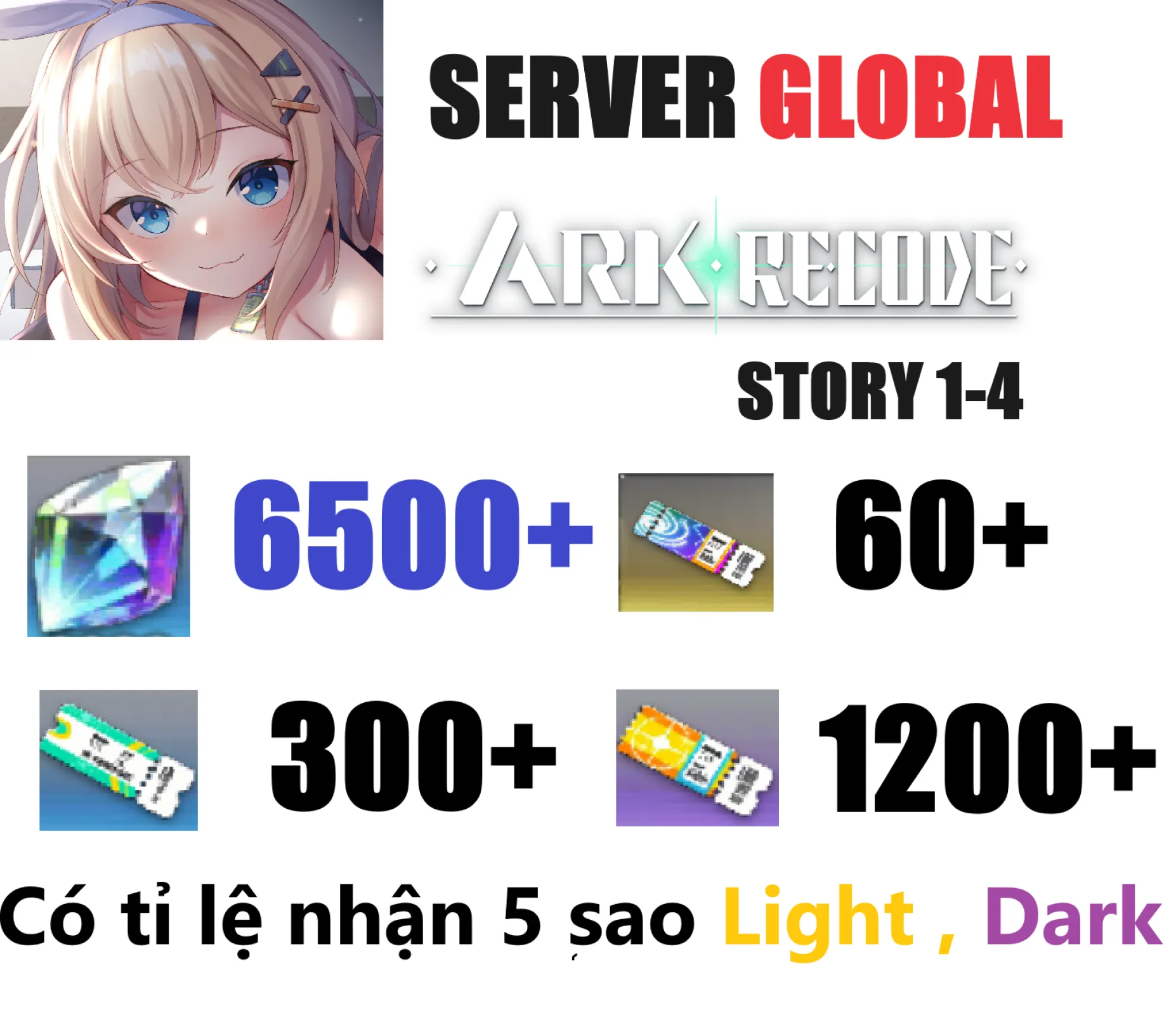 [ Global ] Ark Re:Code reroll loại 1